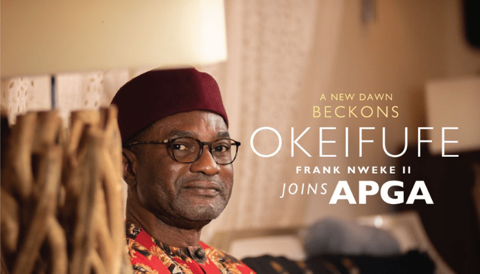 2023: Frank Nweke declares for APGA, promises to help rebuild Enugu ...