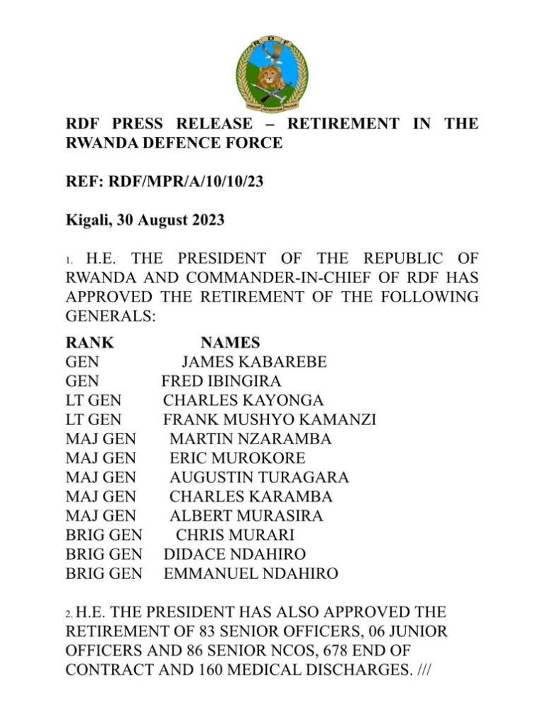 Gabon coup: Rwanda, Cameroon carry out major changes in military ...
