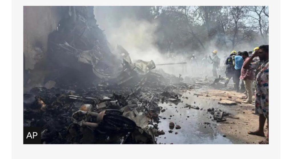 What we know so far about crashed Indian plane - Businessday NG