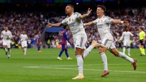 Bellingham, Mbappe shine as Real Madrid edge Barcelona in fiery El ...
