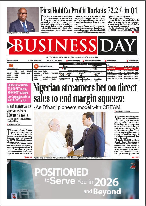 E-edition Archives - Businessday NG
